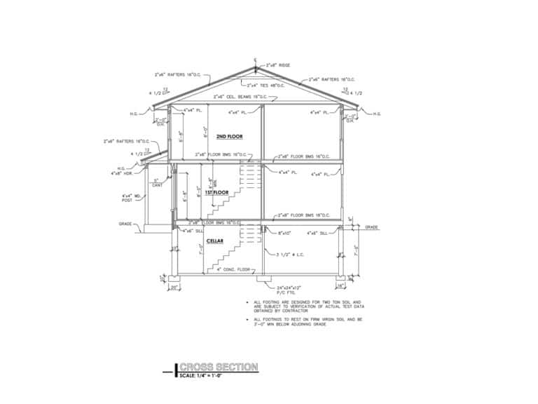 Section Stair » Microdra Design Solutions